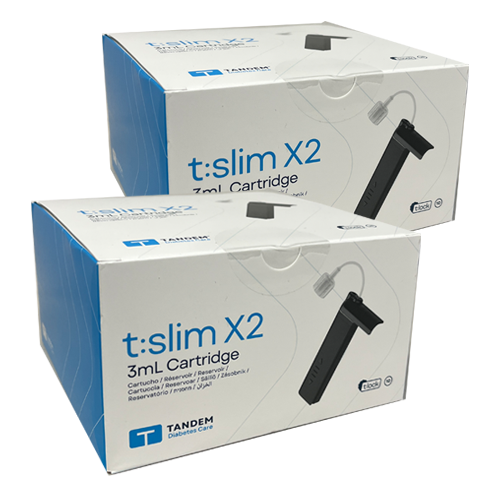 Tandem T-Slim X2 3mL Cartridge - 2-Pack (20 Ct.) – Teststripz